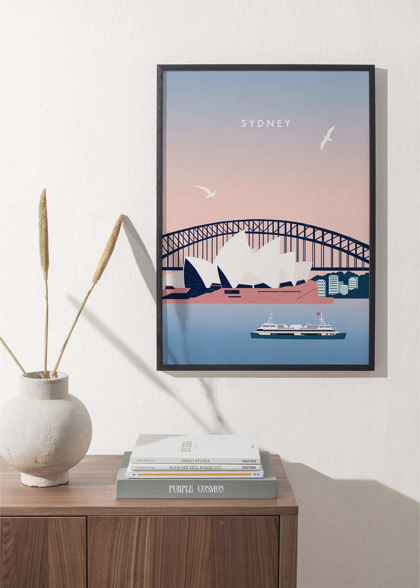 Scandi-Poster Sydney | Moderne Wandbilder, Poster und Kunstdrucke – Artesta